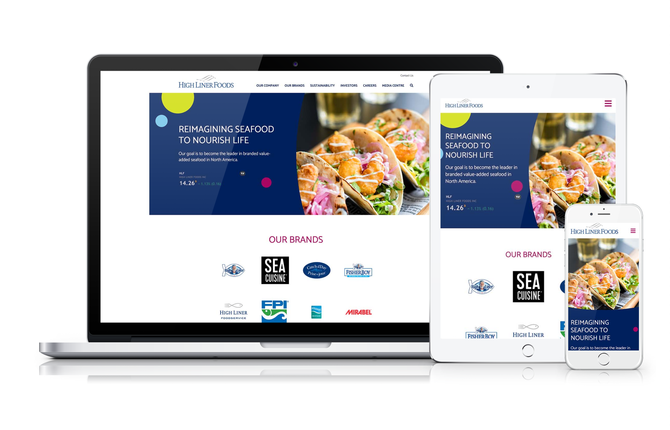 High Liner Foods Website - Marvelous Design