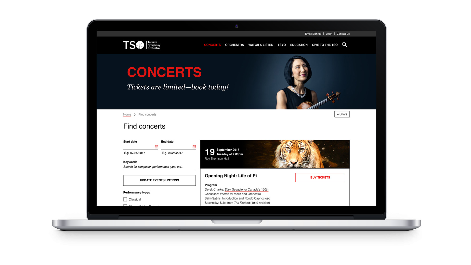 TSO Website Redesign - Marvelous Design